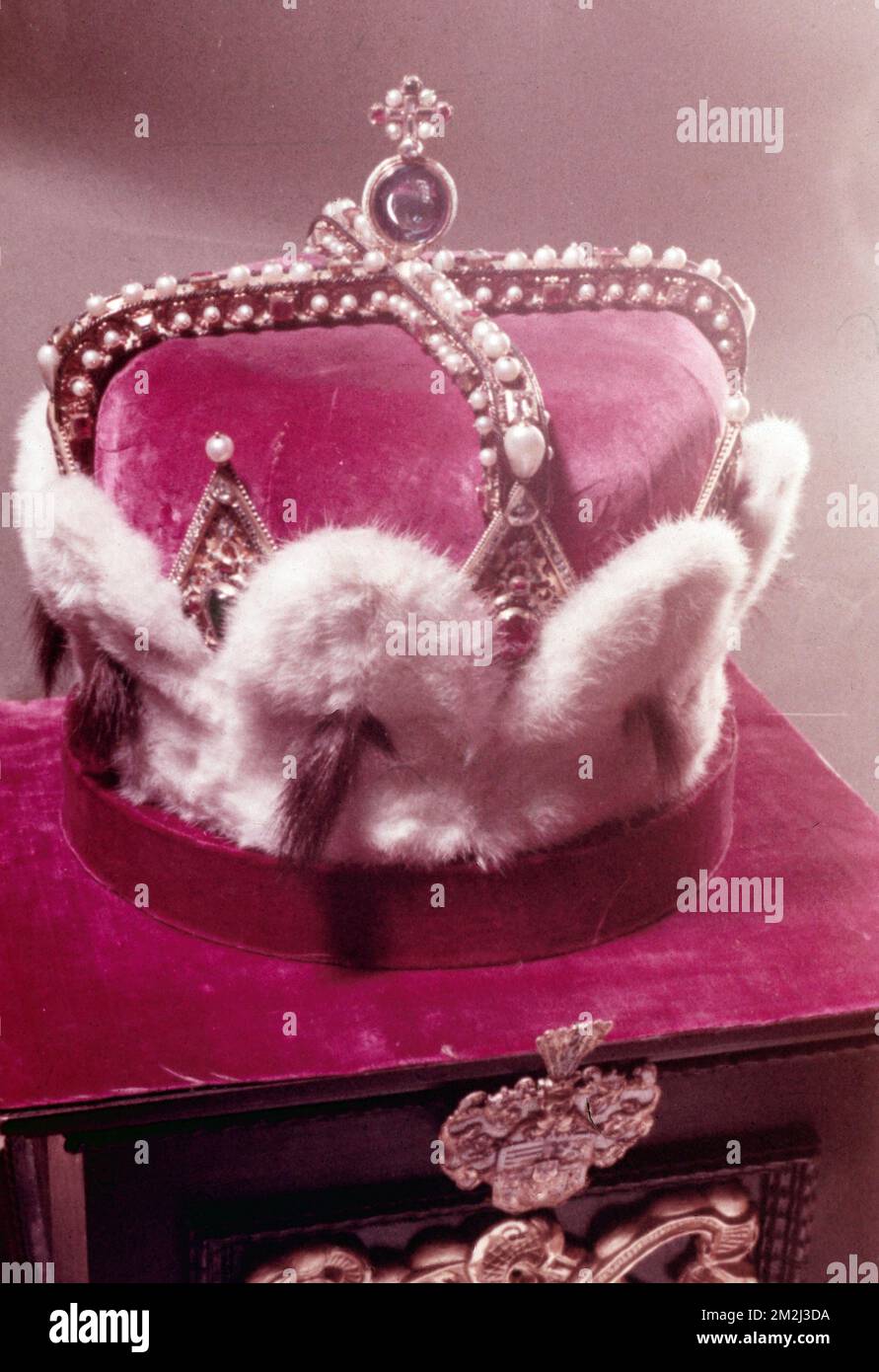 The Archduke's crown at the Klosterneuburg Monastery, Austria, 1960s ...