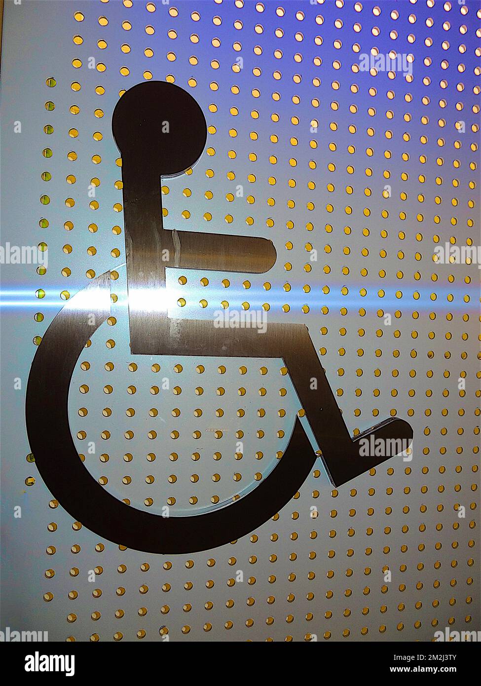 Disabled pictogram | pictogramme handicap 15/05/2018 Stock Photo - Alamy