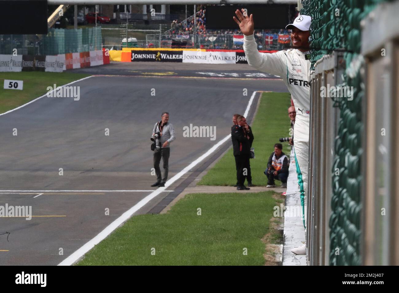 Mercedes' British driver Lewis Hamilton pictured during the ...