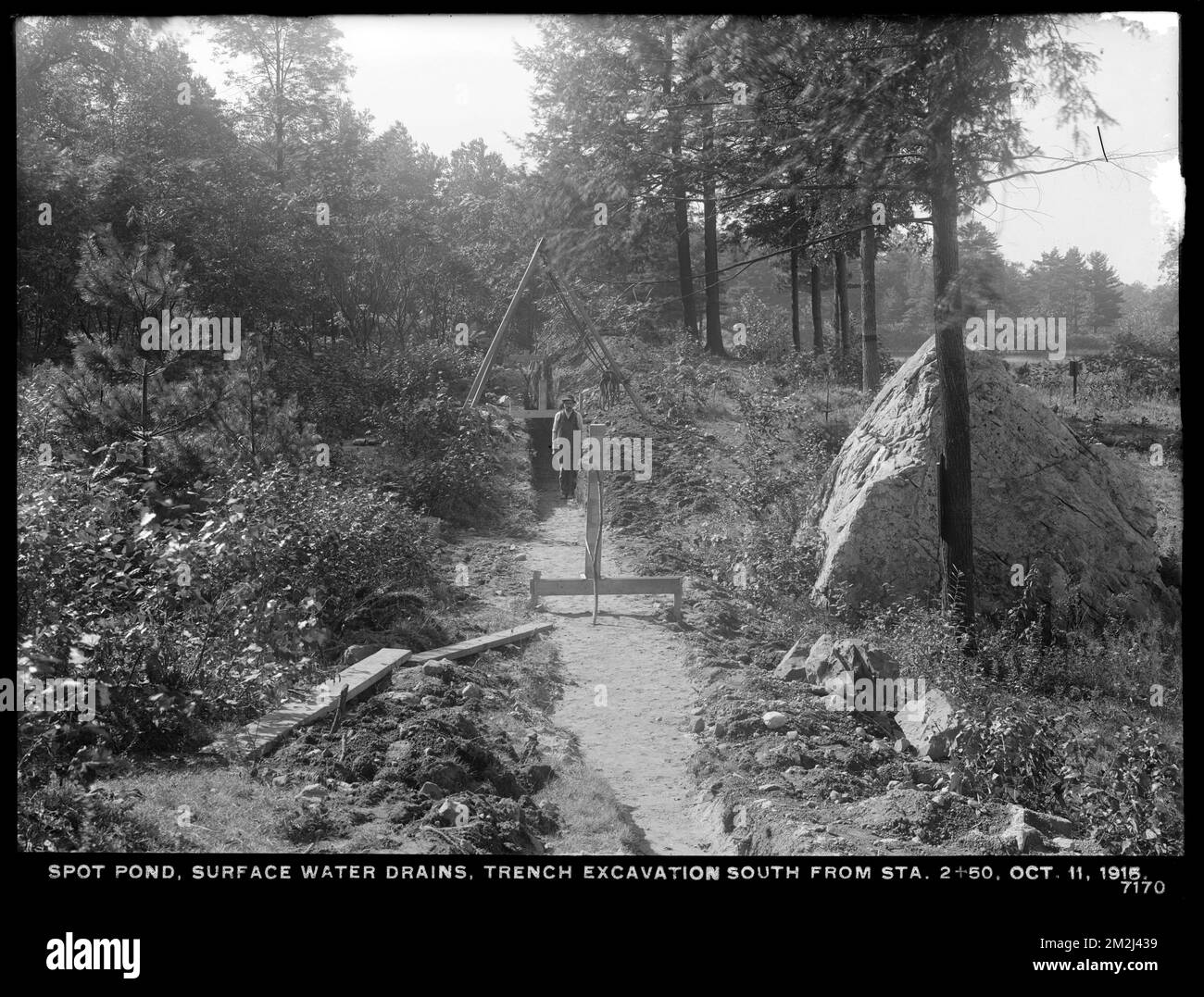 Distribution Department, Low Service Spot Pond Reservoir, surface water ...