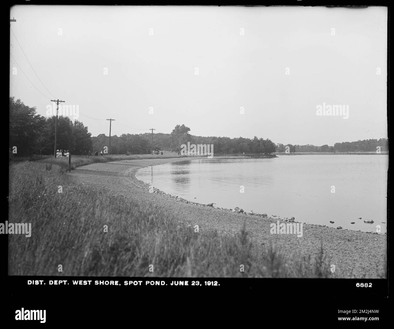Distribution Department, Low Service Spot Pond Reservoir, west shore ...