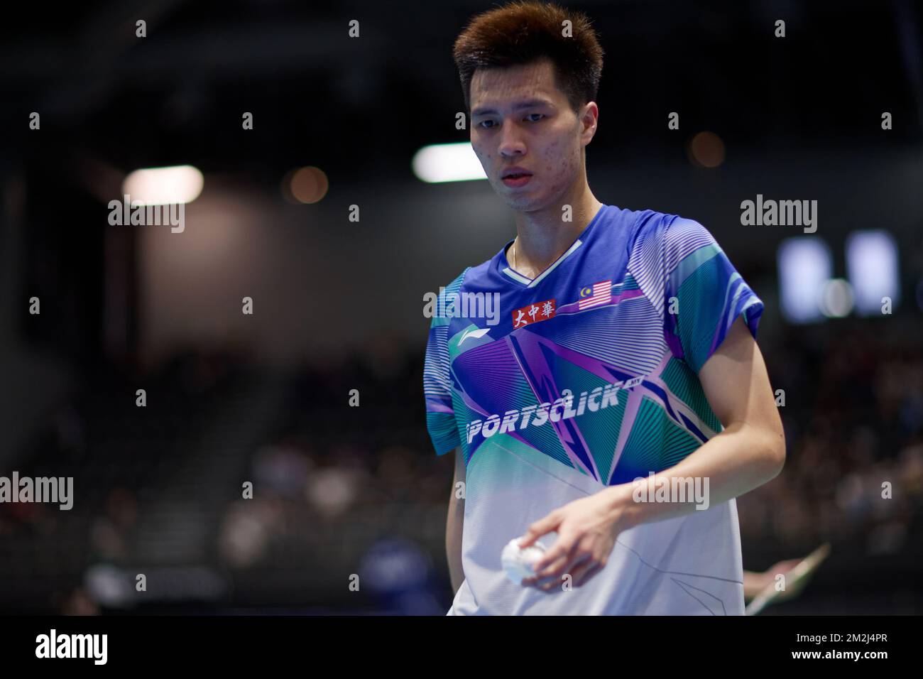 ONG Yew Sin of Malaysia in action during the mens semi finals doubles ...