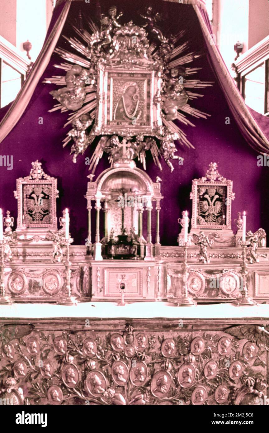 The treasury in the Pilgrimage church, Mariazell, Austria 1960s Stock ...