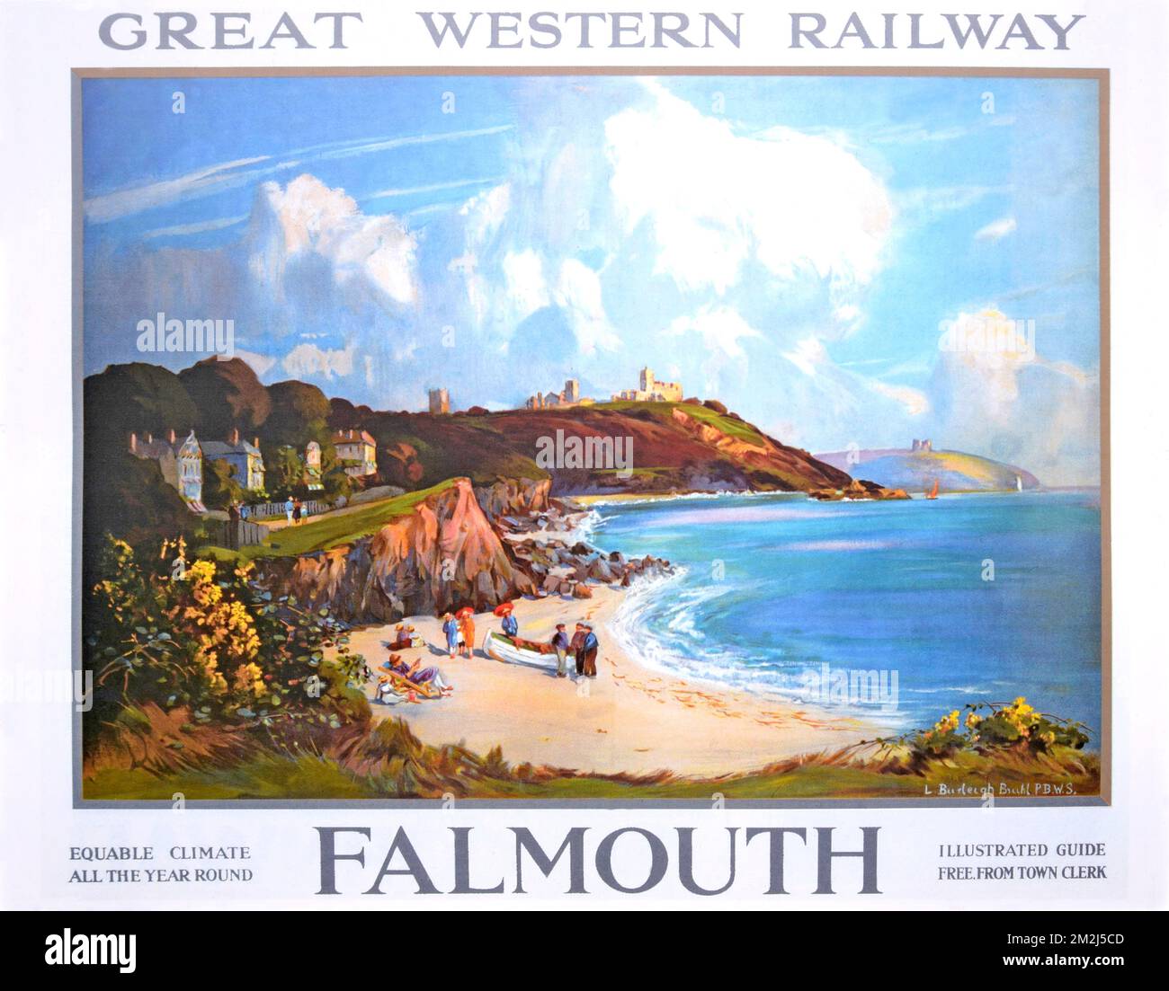 Great western railway poster hi-res stock photography and images - Alamy