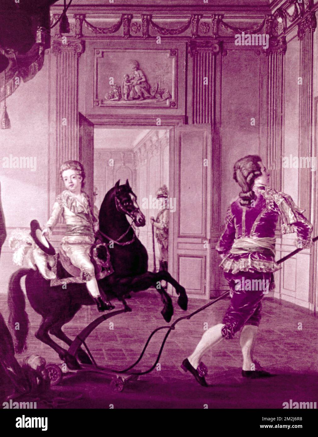 Gustav IV Adolf, King of Sweden, painting by Swedish artist Carl Frederik von Breda, 1784 Stock ...