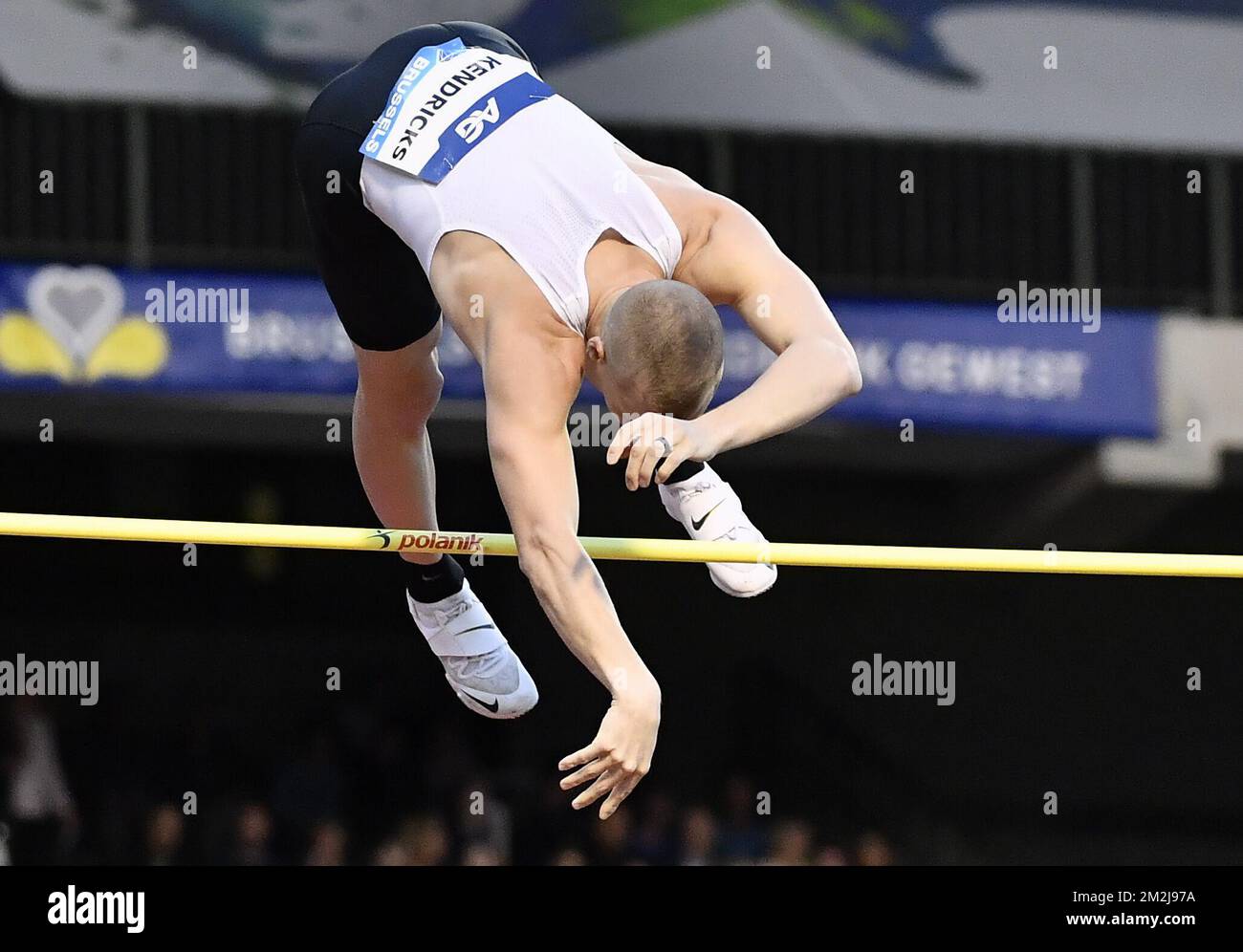 USA Sam Kendricks pictured in action during the 2018 edition of the AG ...