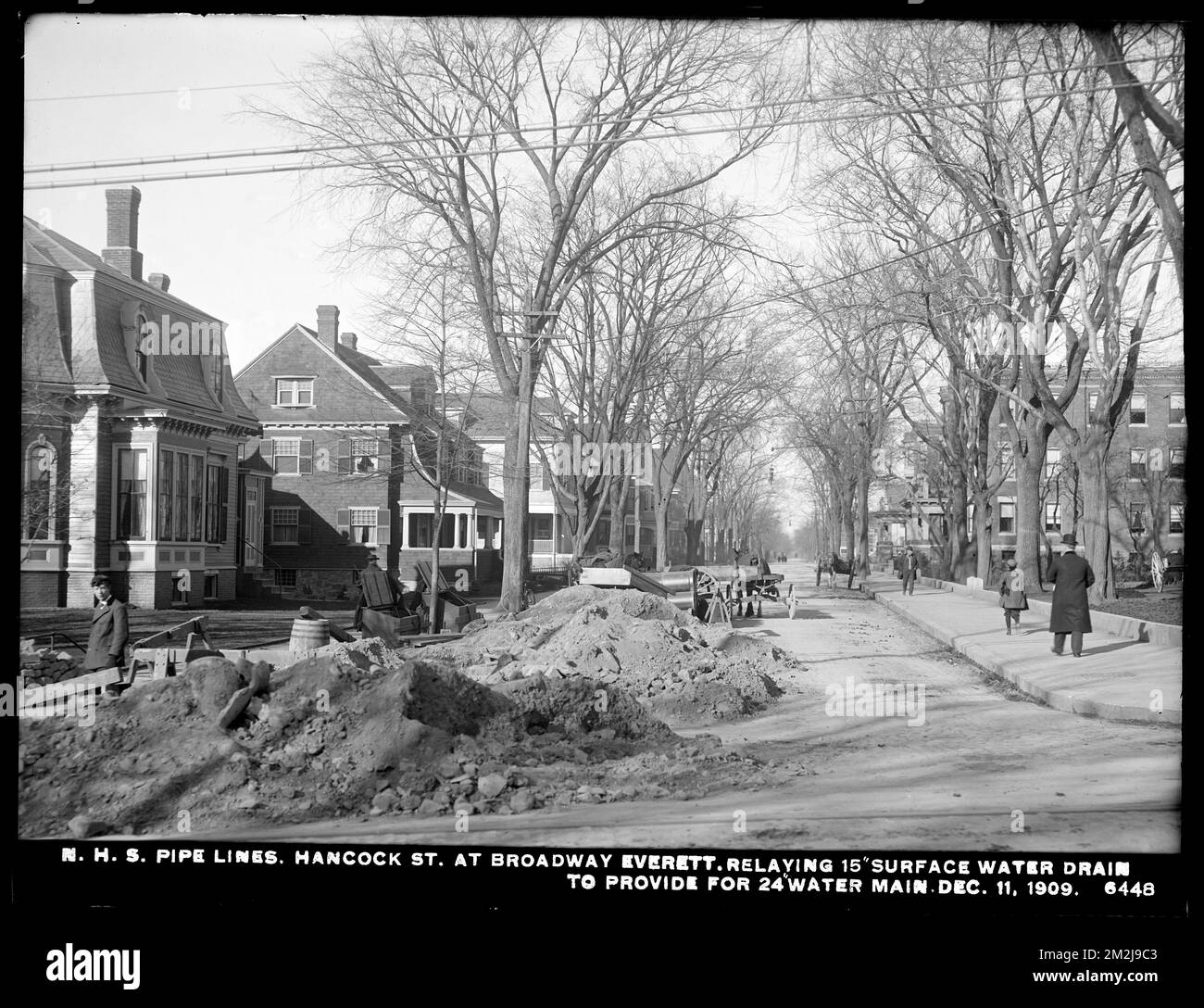 Distribution Department, Northern High Service Pipe Lines, Hancock ...