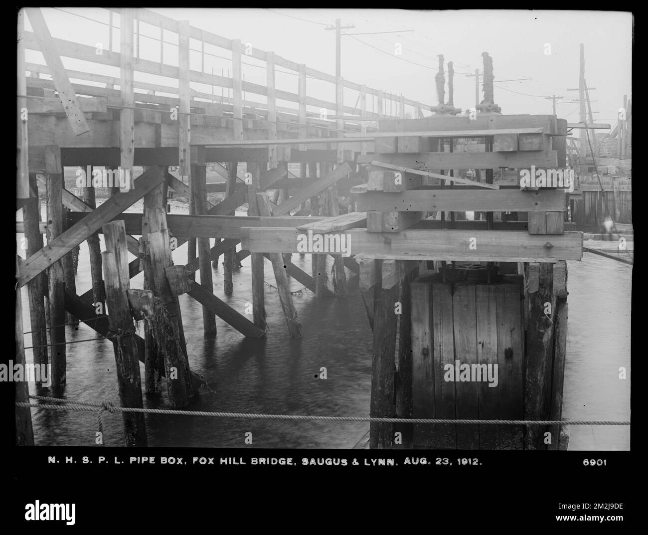 Distribution Department, Northern High Service Pipe Lines, pipe box ...