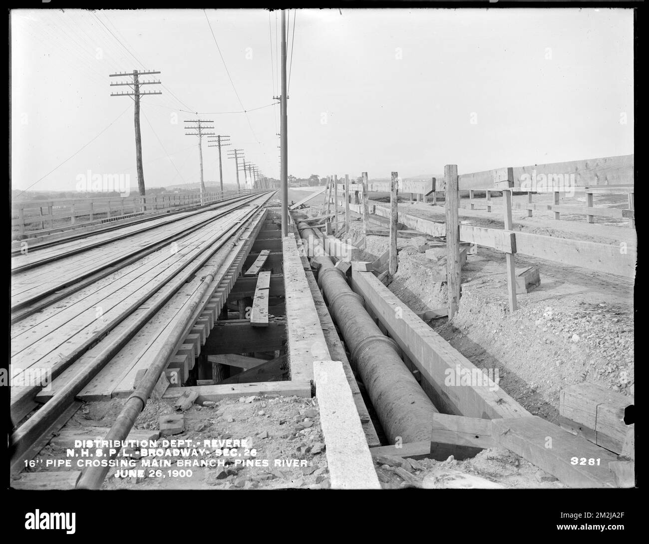 Distribution Department, Northern High Service Pipe Lines, Section 26 ...