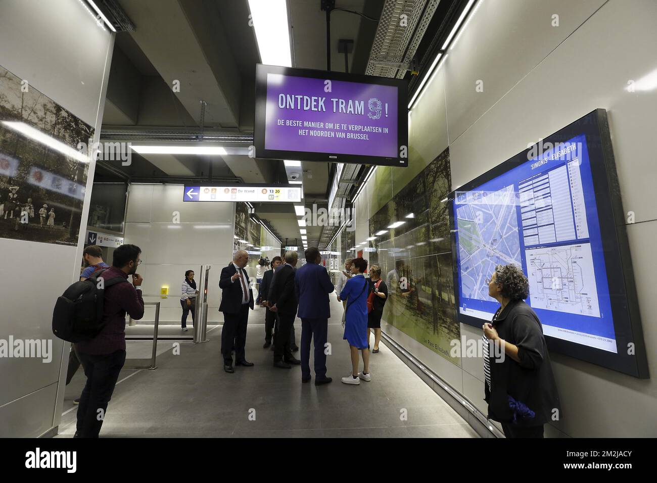 Illustration picture shows the Simonis station during the royal opening ...