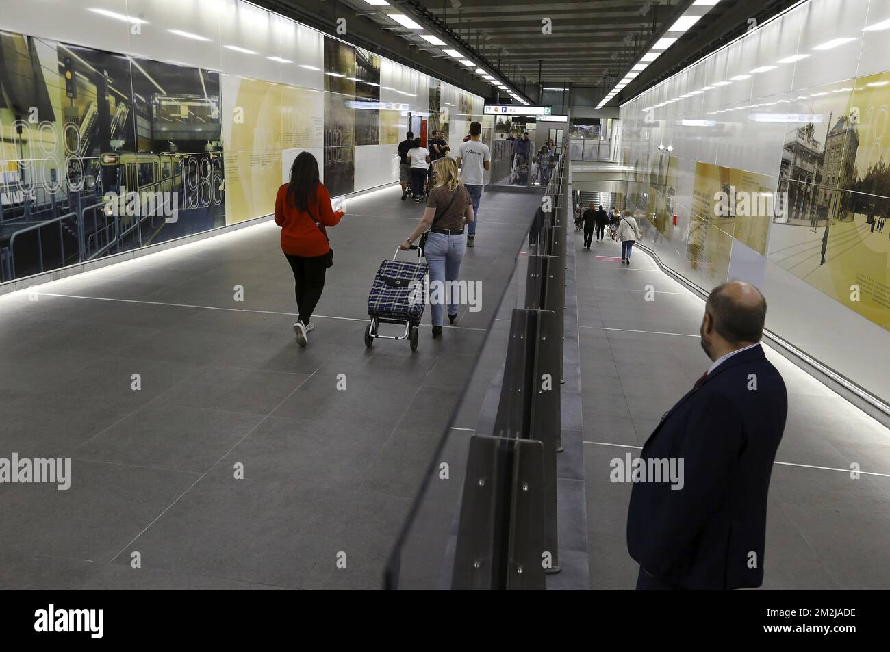 Illustration picture shows the Simonis station during the royal opening ...