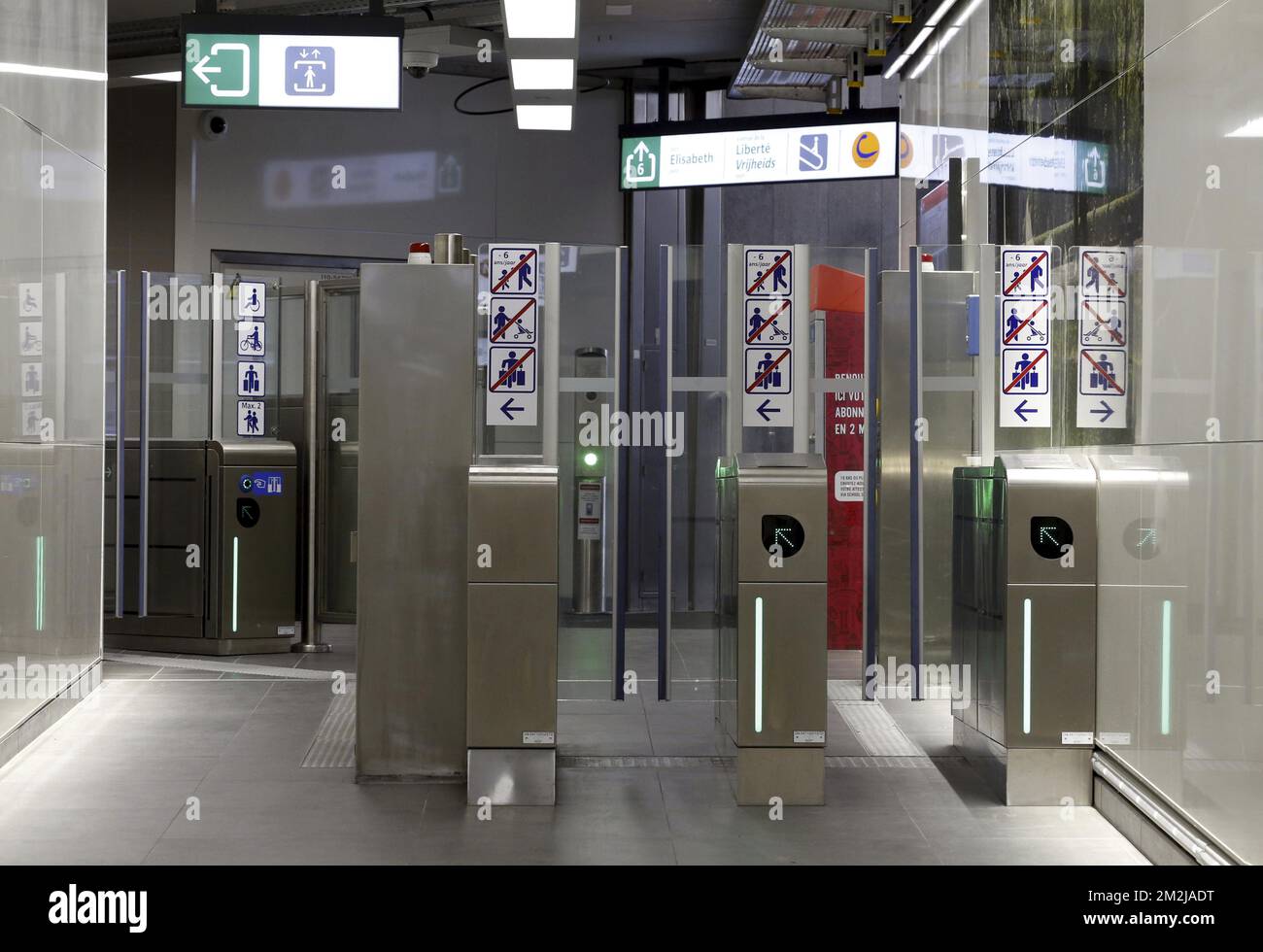 Illustration picture shows the Simonis station during the royal opening ...