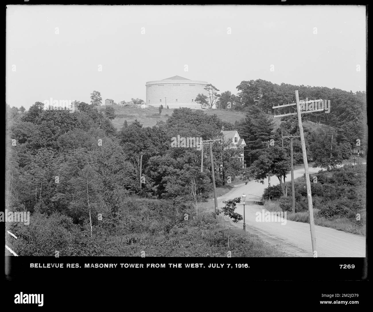 Waterworks hill Black and White Stock Photos & Images - Alamy