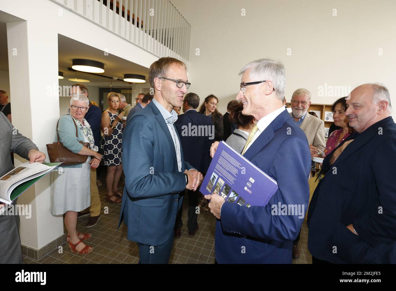 UGent rector Rik Van de Walle and Flemish Minister-President Geert ...