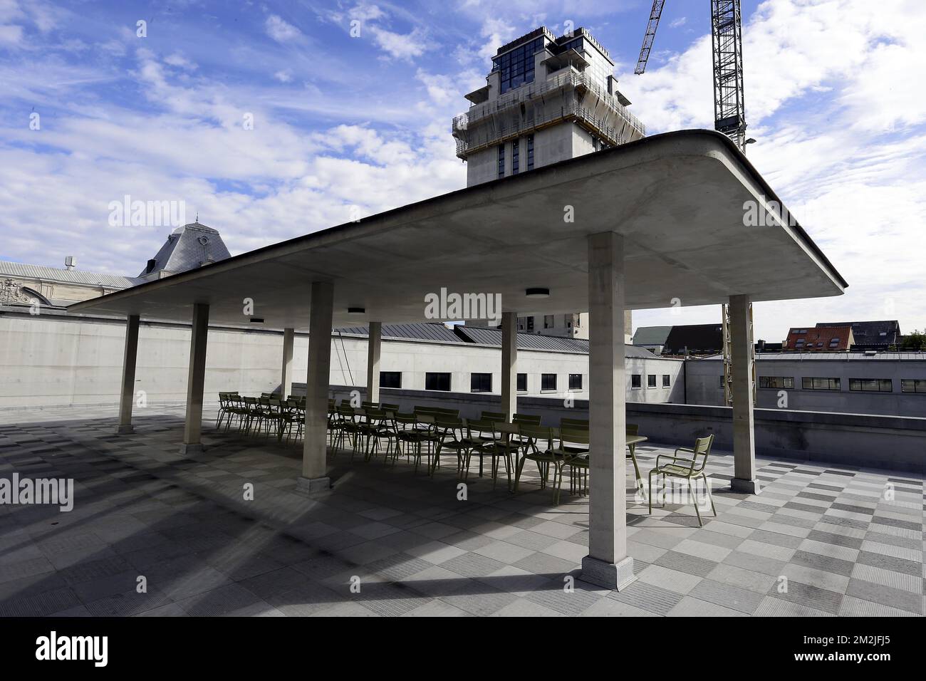 Illustration picture shows the Ghent University Library during the ...