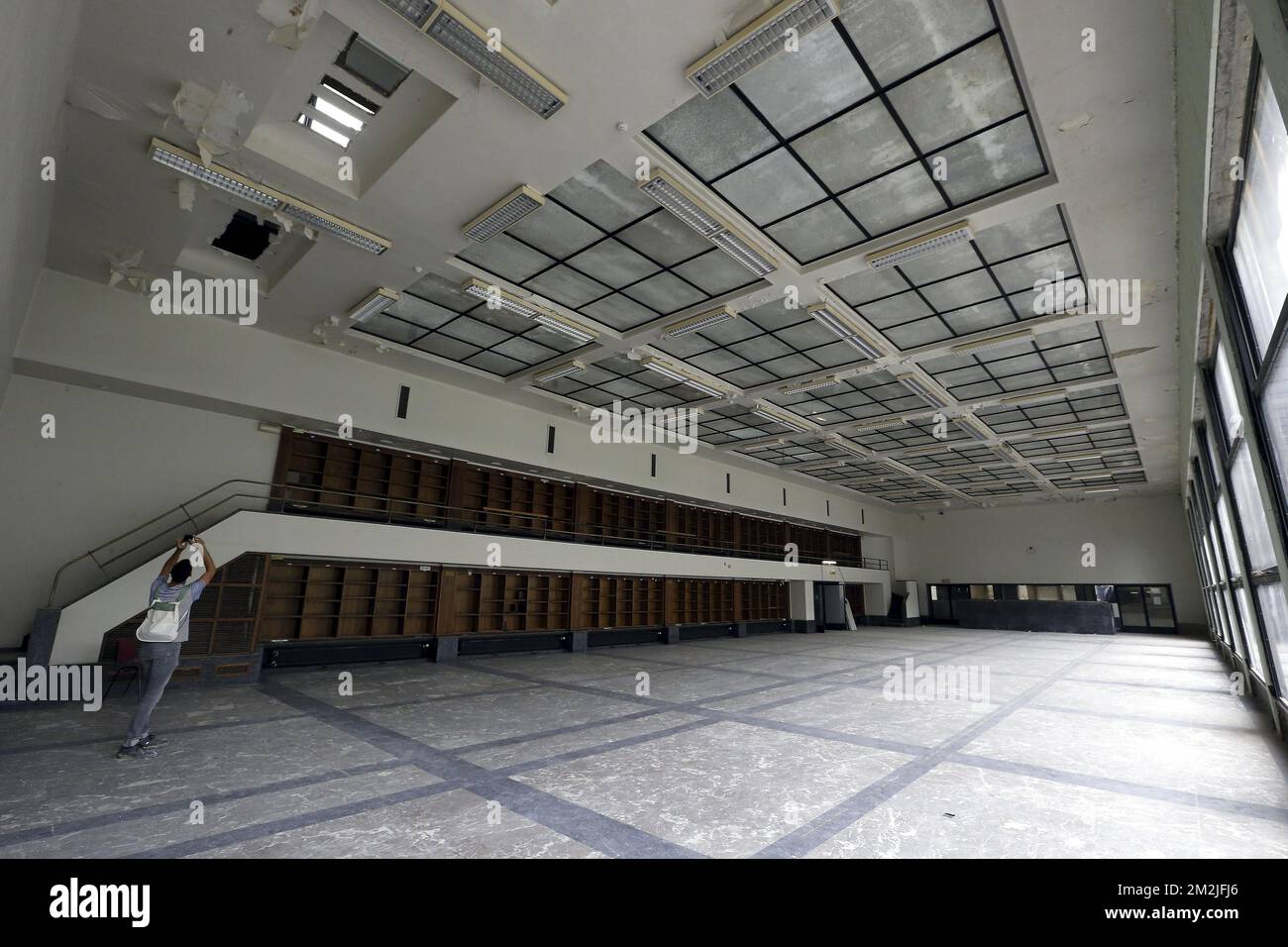 Illustration picture shows the Ghent University Library during the ...