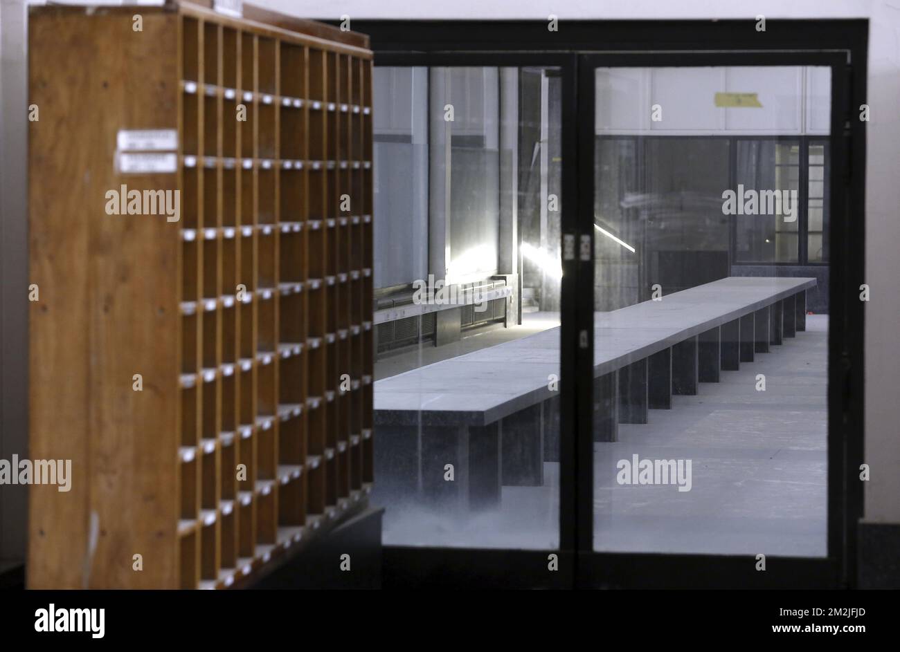 Illustration picture shows the Ghent University Library during the ...