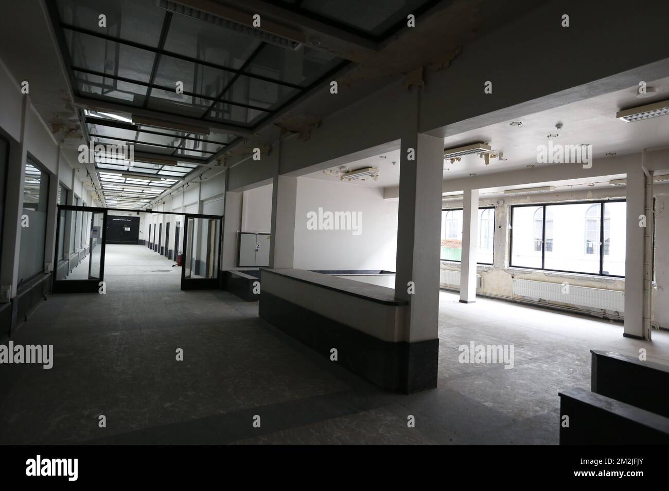 Illustration picture shows the Ghent University Library during the ...