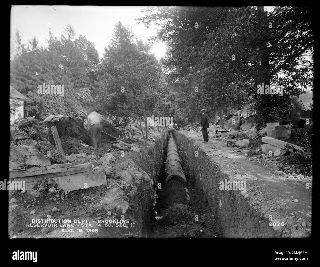 Distribution Department, Southern High Service Pipe Line, Section 19 ...