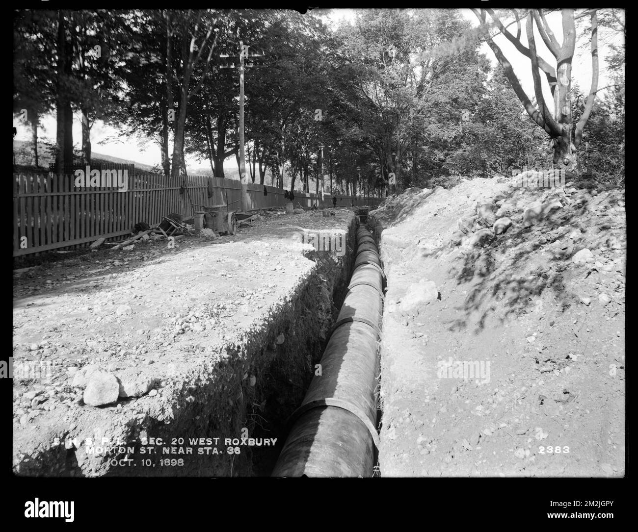 Distribution Department, Southern High Service Pipe Line, Section 20 ...