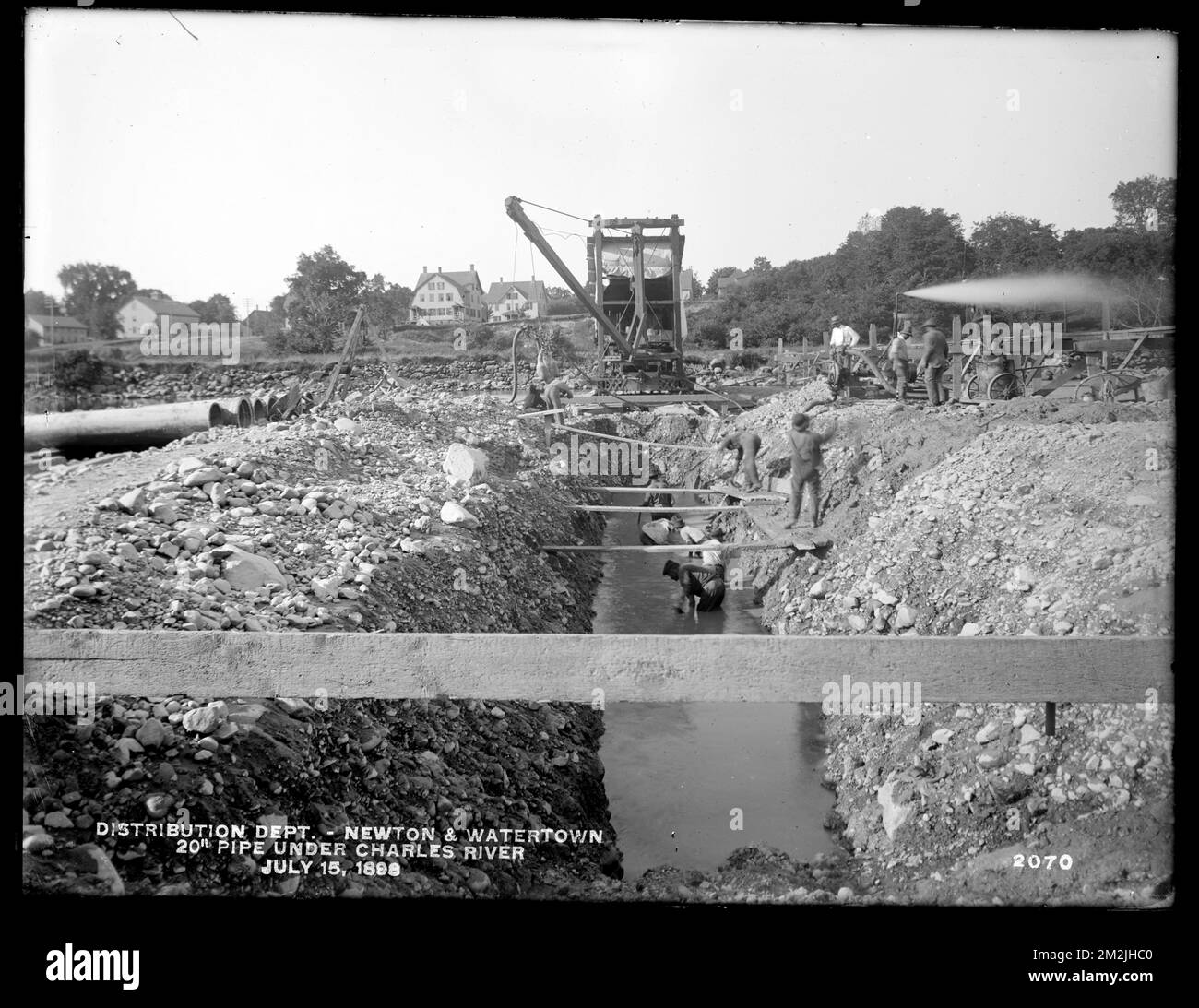 Distribution Department, Southern High Service Pipe Line, Section 24 ...