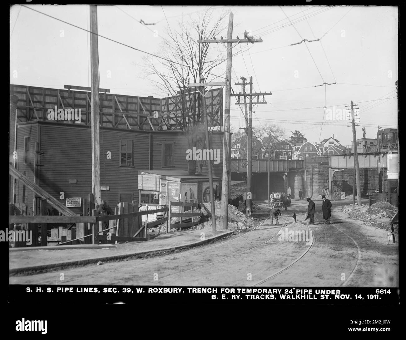 Boston elevated railway Black and White Stock Photos & Images - Alamy
