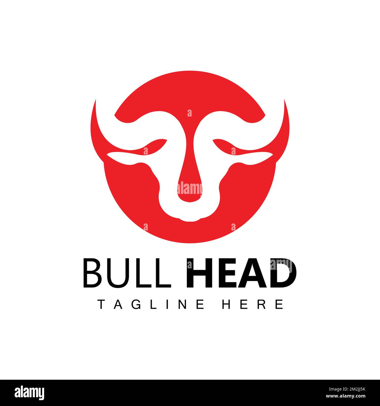 Bull Head Logo, Farm Animal Vector, Livestock Illustration, Company ...