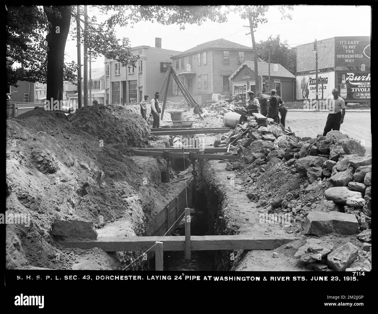 Distribution Department, Southern High Service Pipe Lines, Section 43 ...