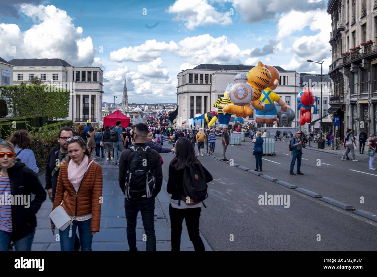 Illustration shows the balloon parade, part of the ninth edition of ...