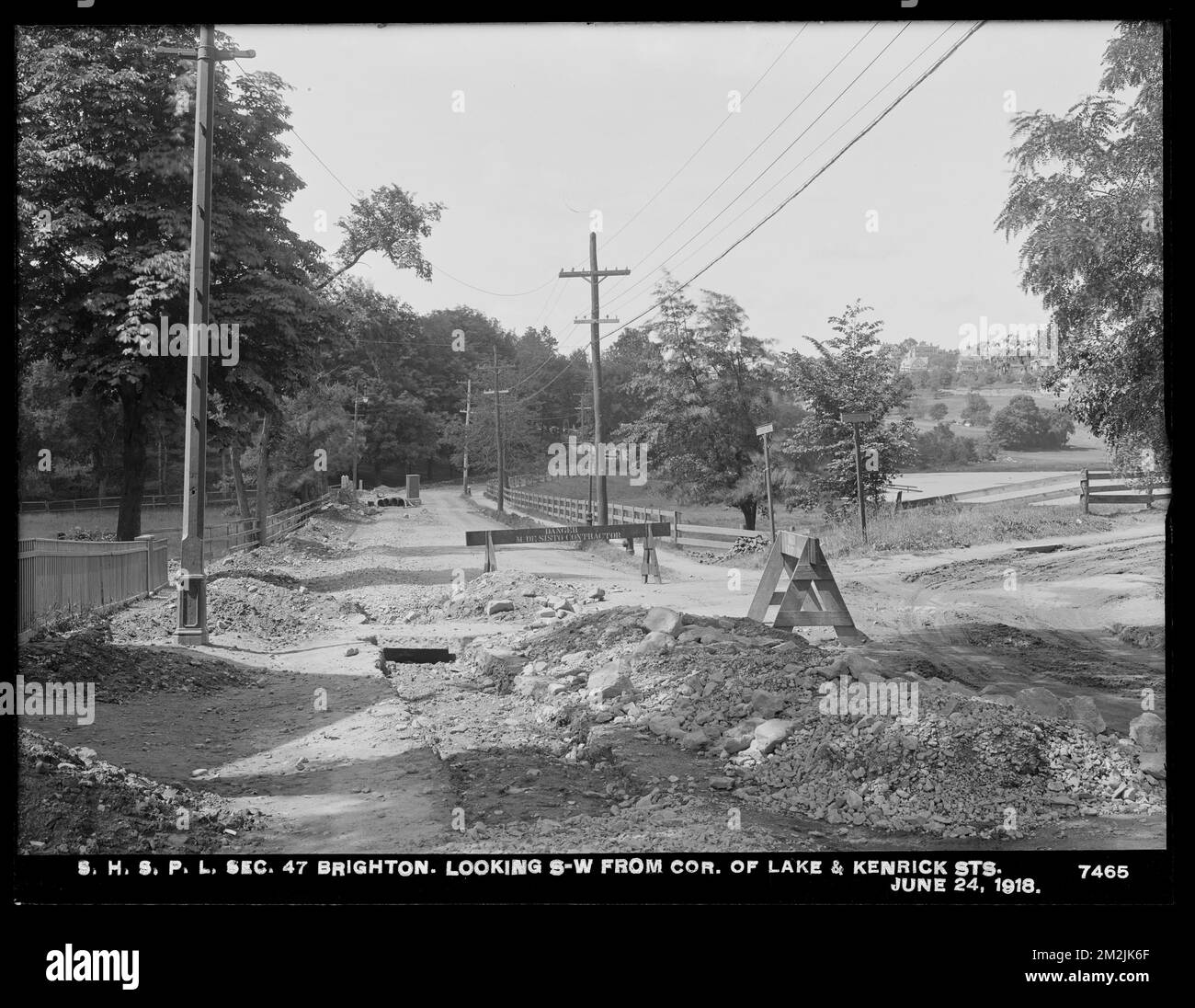 Distribution Department, Southern High Service Pipe Lines, Section 47 ...