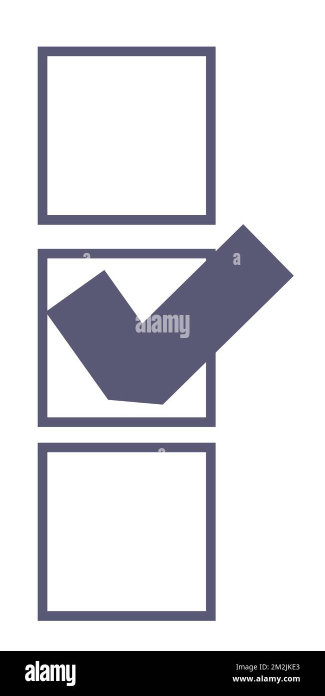 Square checkbox done sign Stock Vector Images - Alamy