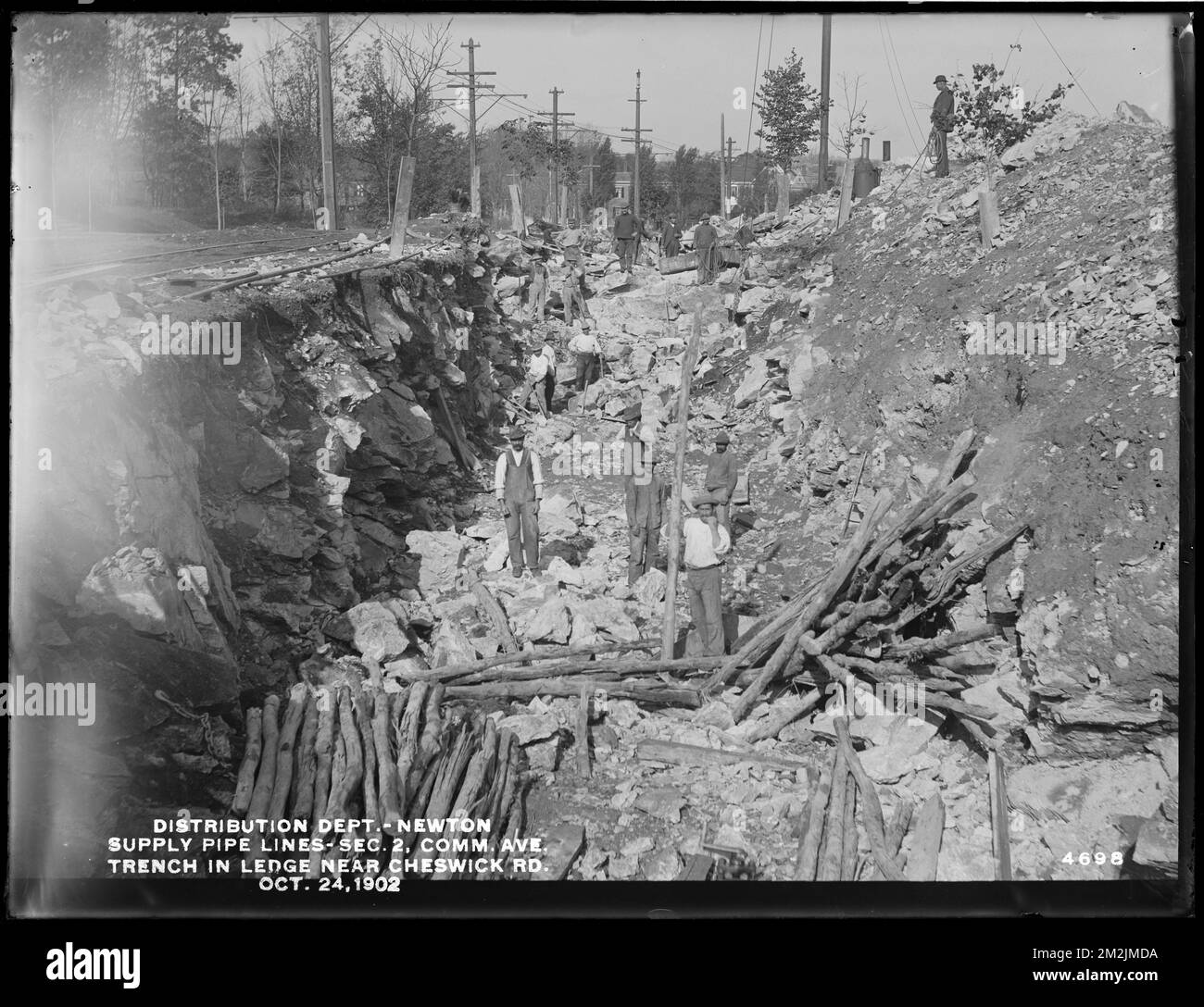 Distribution Department, supply pipe lines, Section 2, Commonwealth ...