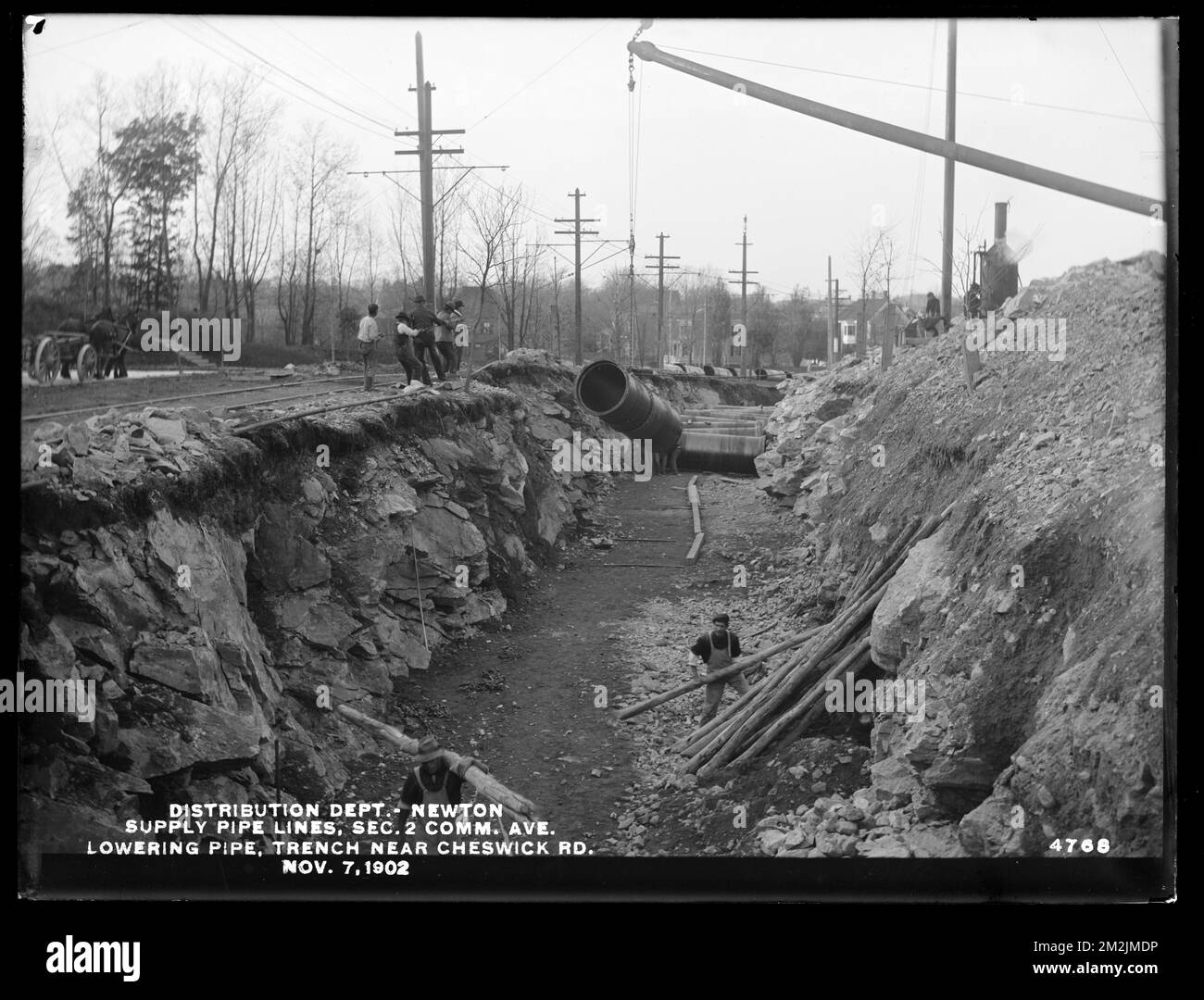 Distribution Department, supply pipe lines, Section 2, Commonwealth ...