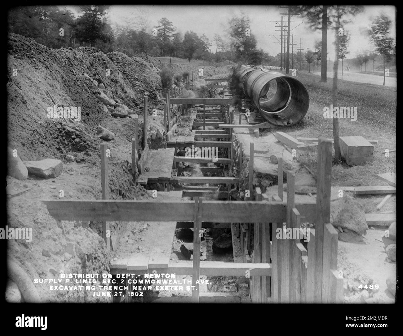 Distribution Department, supply pipe lines, Section 2, Commonwealth ...