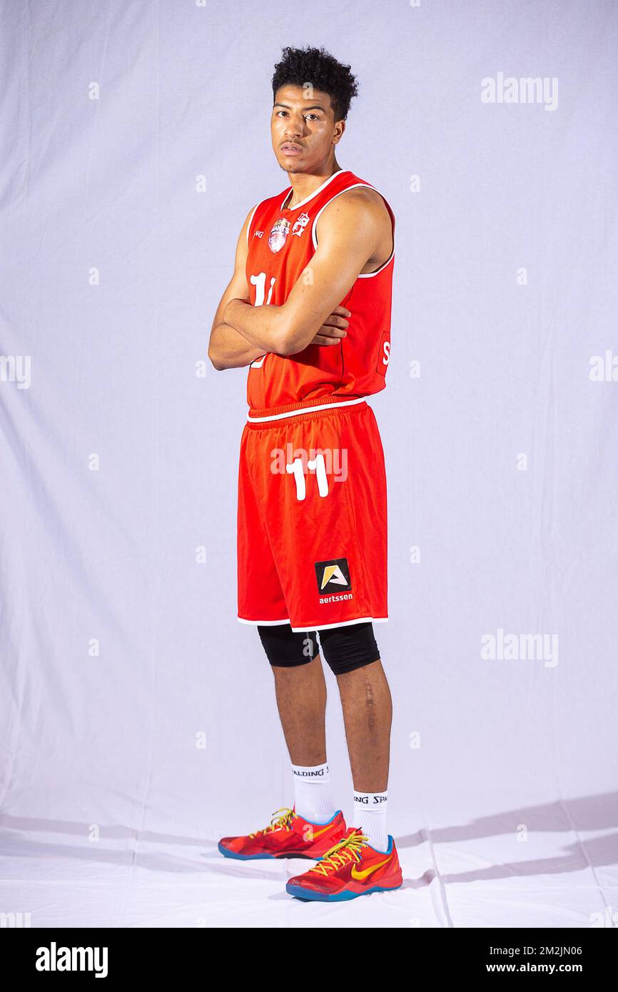 Antwerp's Victor Sanders poses during a photoshoot of Belgian ...
