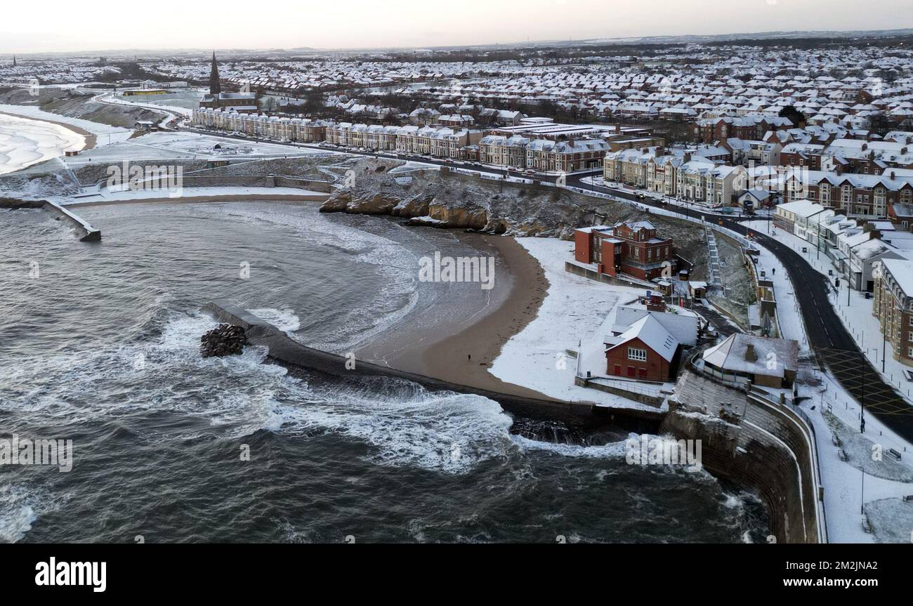 Cullercoats drone hi-res stock photography and images - Alamy