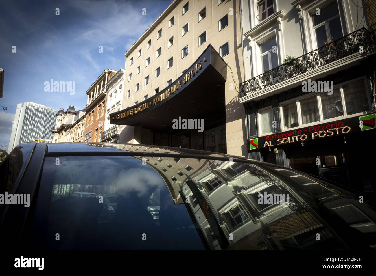 Illustration picture shows the entry to the Cirque Royal - Koninklijk ...