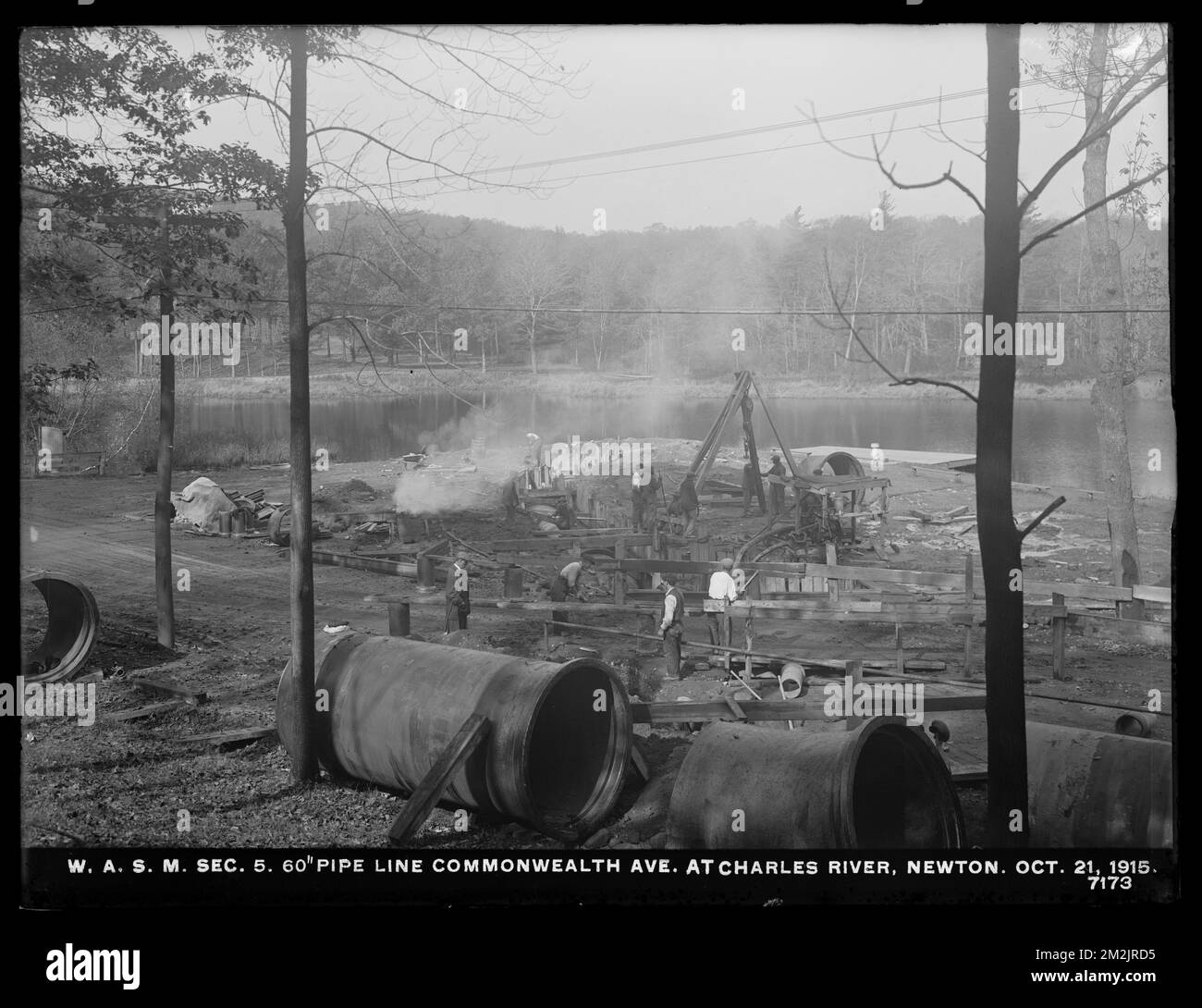 Distribution Department, Weston Aqueduct Supply Mains, Section 5, 60 ...