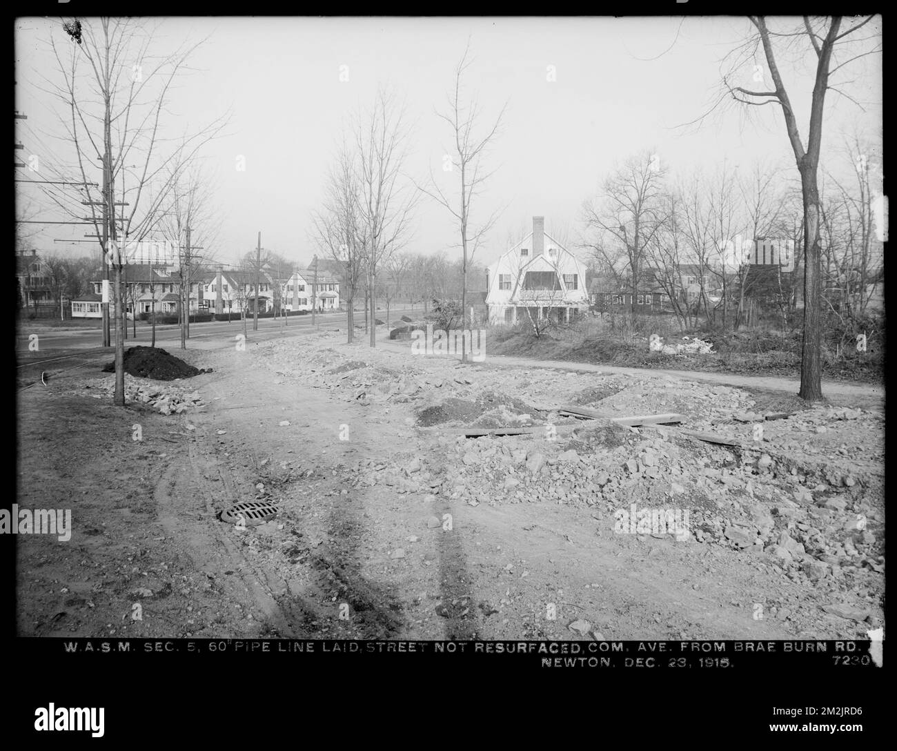 Resurfaced street Black and White Stock Photos & Images - Alamy