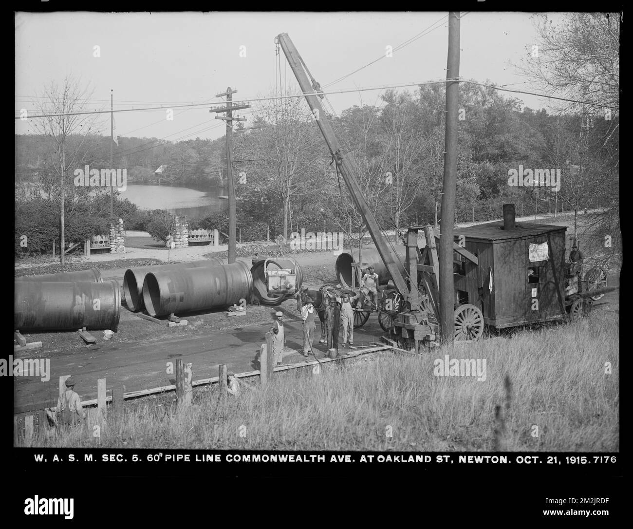Distribution Department, Weston Aqueduct Supply Mains, Section 5, 60 ...