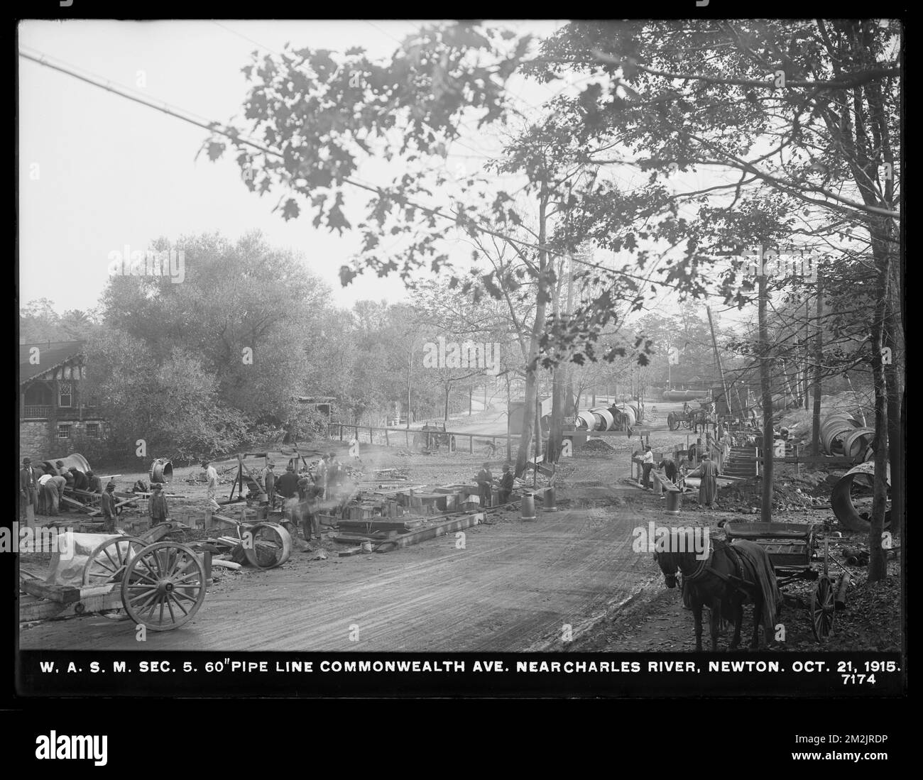 Distribution Department, Weston Aqueduct Supply Mains, Section 5, 60 ...