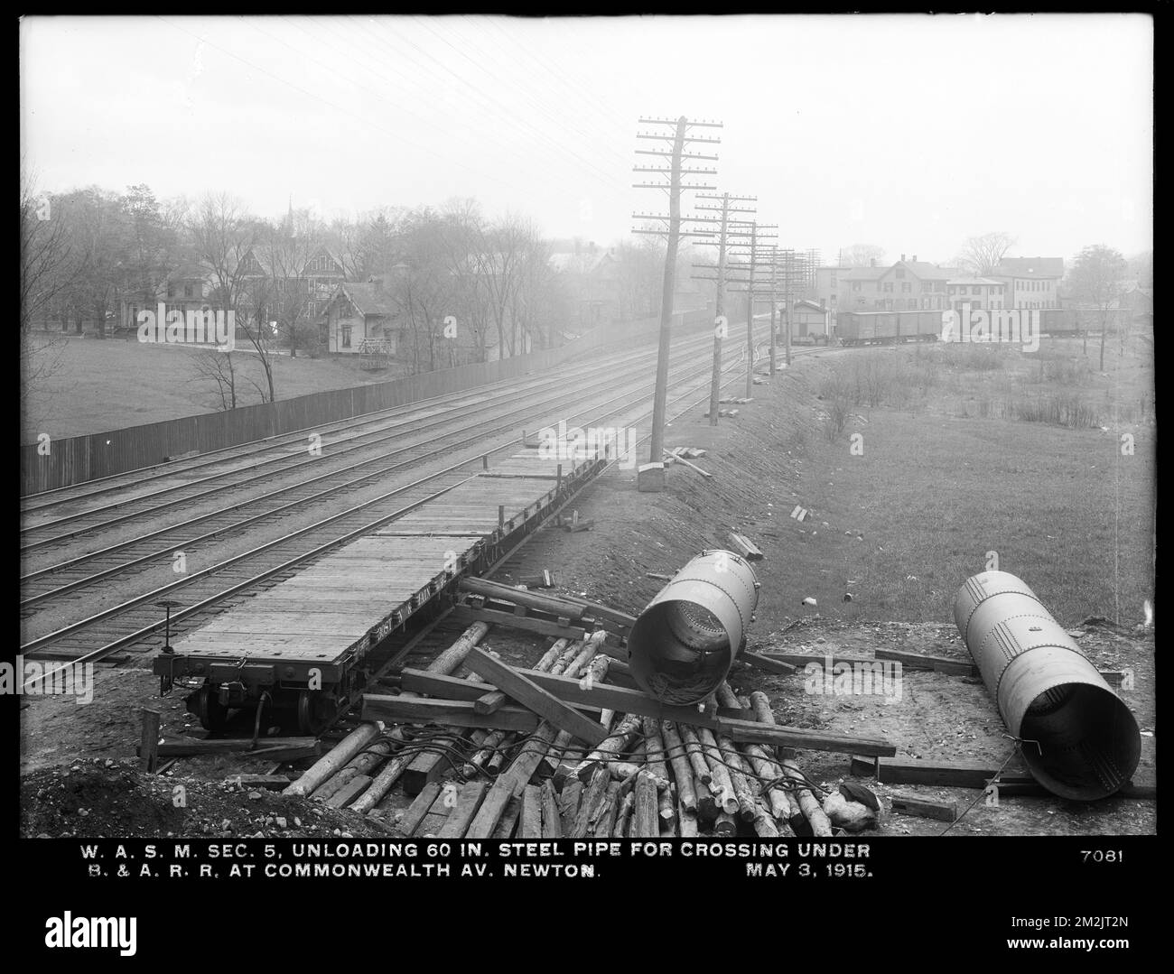 Distribution Department, Weston Aqueduct Supply Mains, Section 5 ...