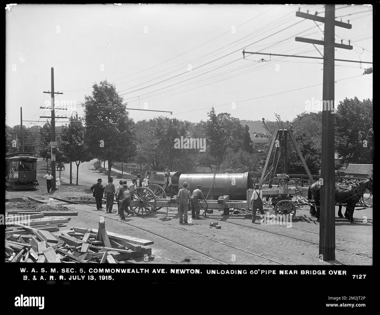 Distribution Department, Weston Aqueduct Supply Mains, Section 5 ...