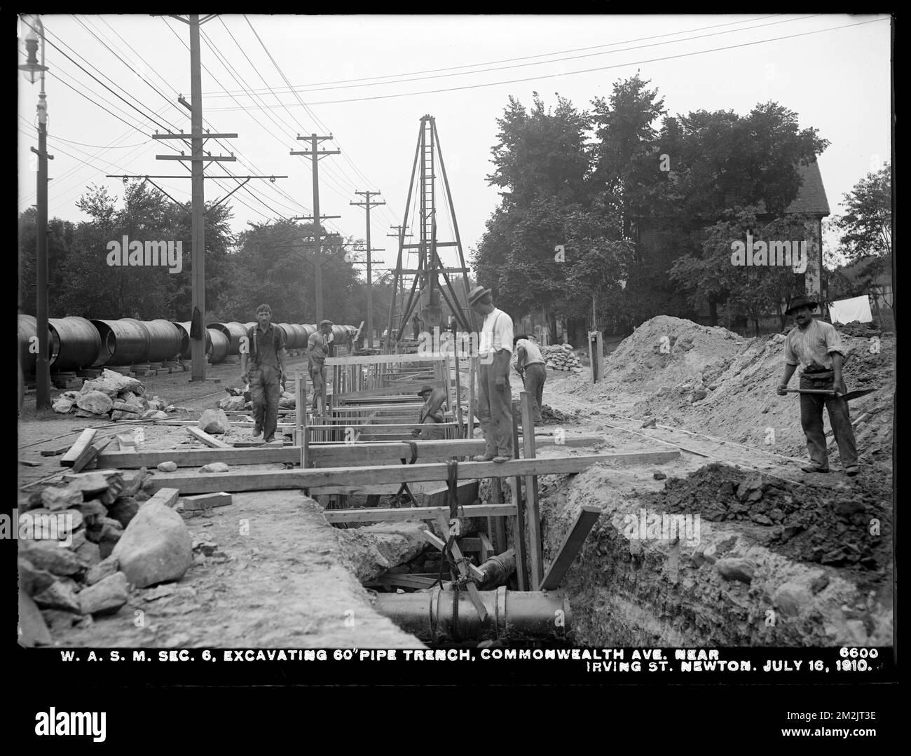 Distribution Department, Weston Aqueduct Supply Mains, Section 6 ...