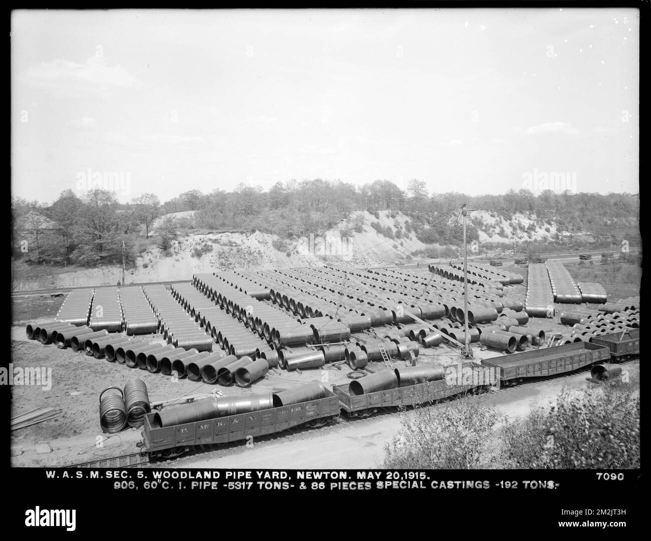 Distribution Department, Weston Aqueduct Supply Mains, Section 5 ...