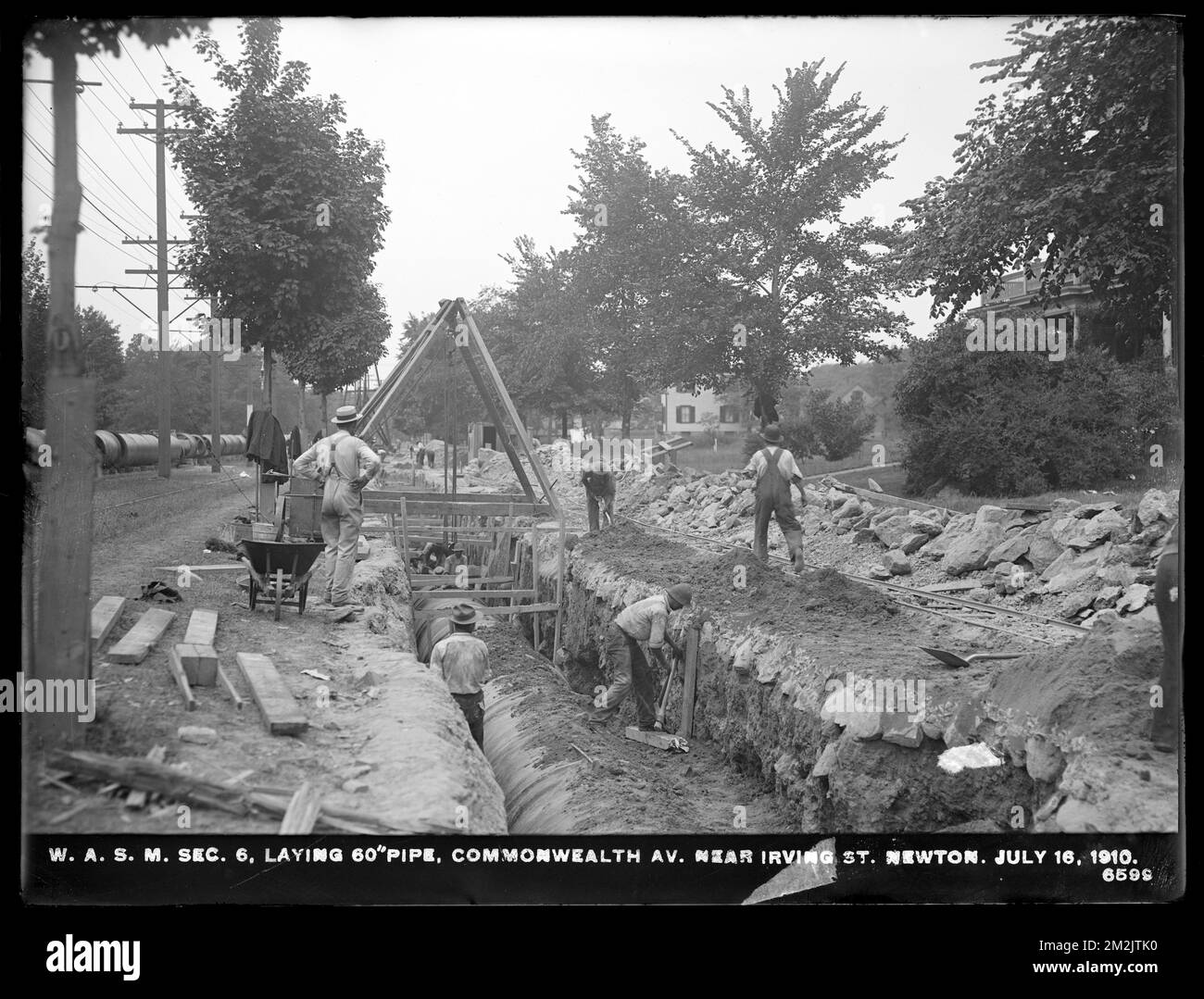 Distribution Department, Weston Aqueduct Supply Mains, Section 6 ...
