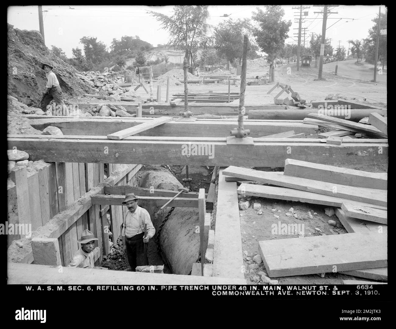 Distribution Department, Weston Aqueduct Supply Mains, Section 6 ...