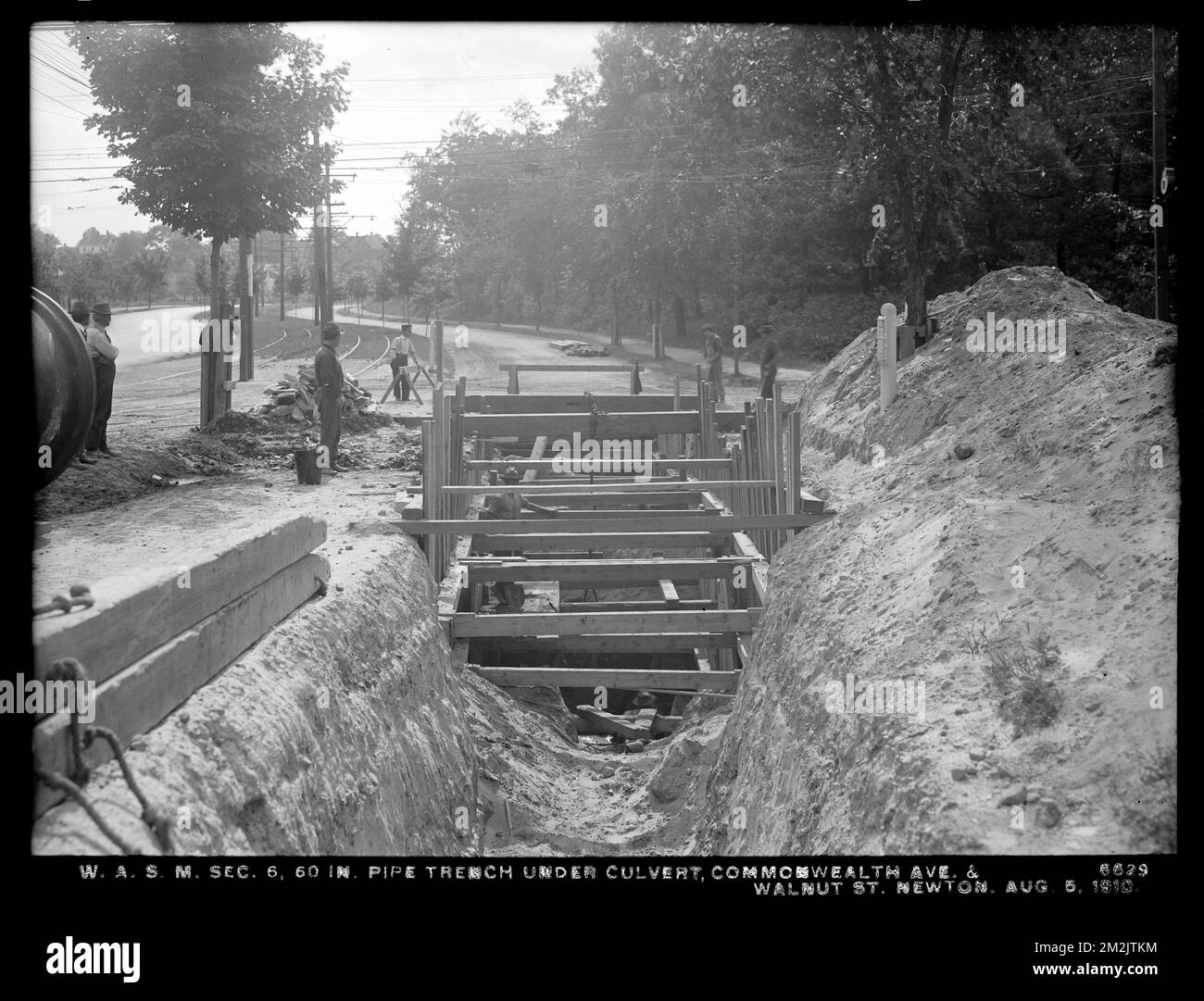 Distribution Department, Weston Aqueduct Supply Mains, Section 6, 60 ...