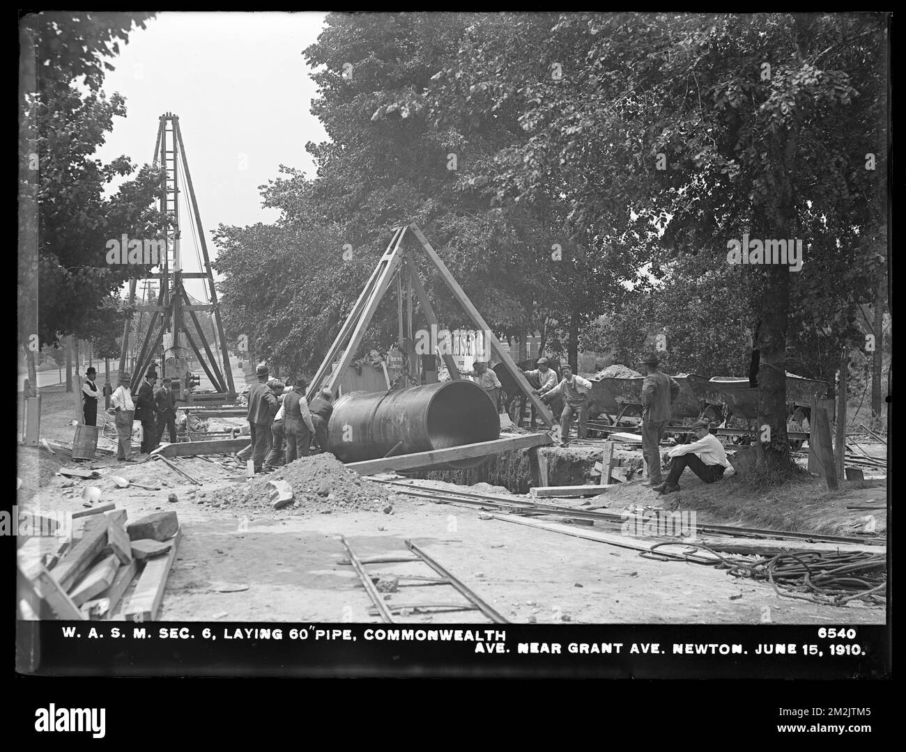 Distribution Department, Weston Aqueduct Supply Mains, Section 6 ...
