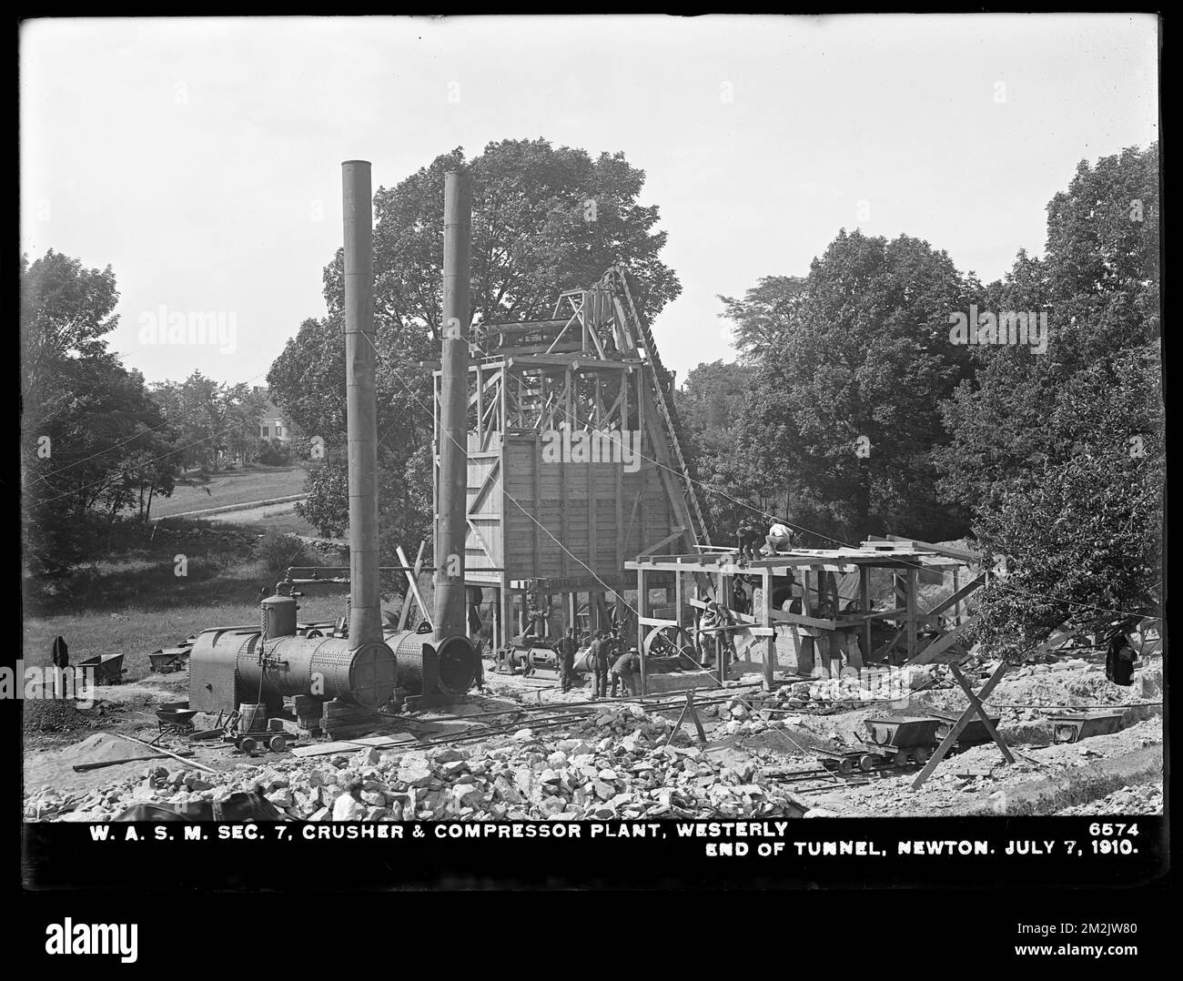 Distribution Department, Weston Aqueduct Supply Mains, Section 7 ...